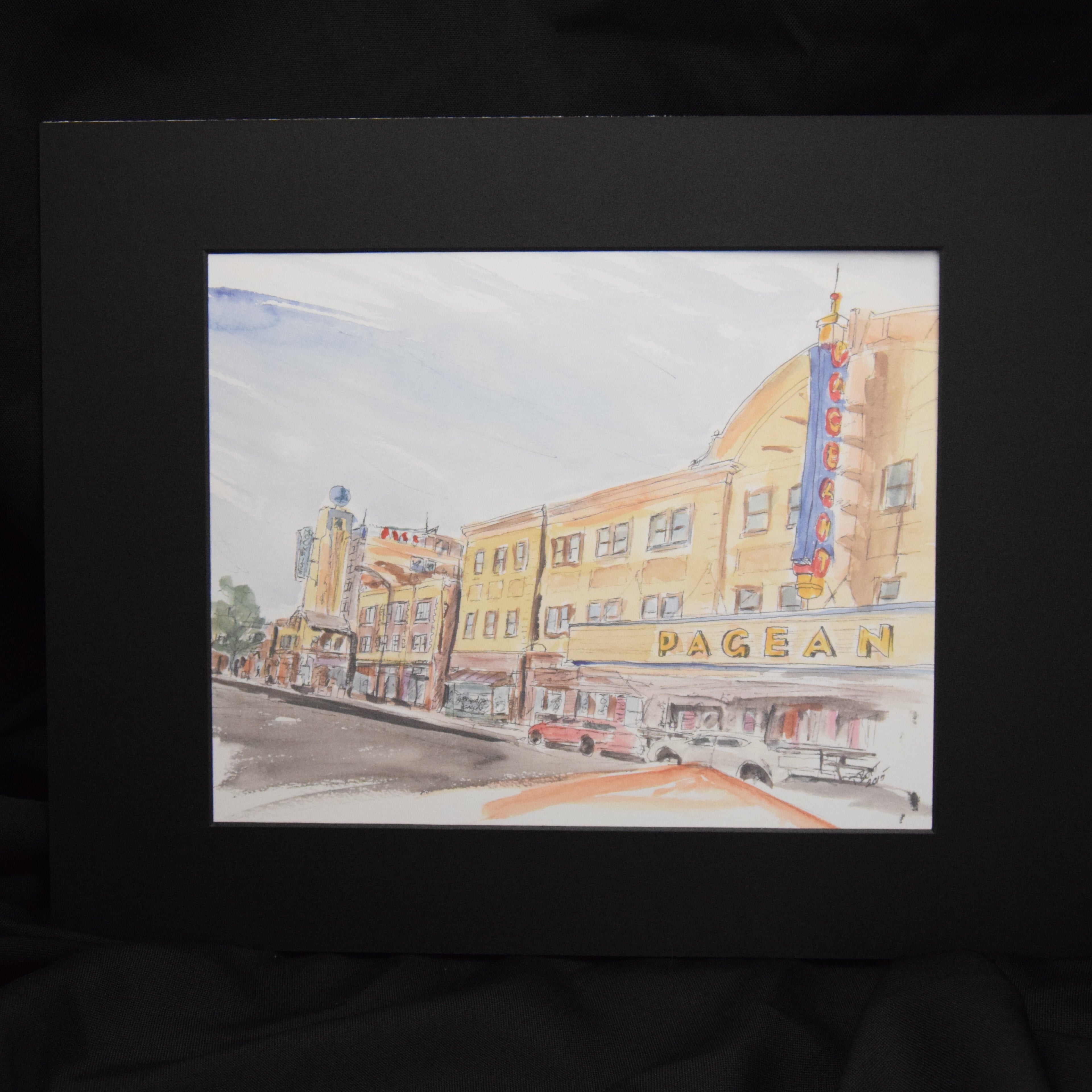 Tim Bolt Watercolor Painting Print of University City #1 (TB1108 ...